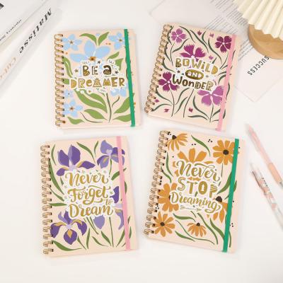 중국 고품질 외관과 가로형 내지를 갖춘 모던 디자인의 A5 코일 노트 판매용