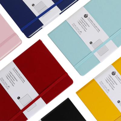 중국 고품질 비즈니스 사무실 라인 맞춤형 인쇄 노트 PU 가죽 맞춤형 A5 하드커버 저널 노트북 로고 포함 판매용