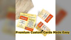 Custom Thank You Cards Premium UV and Offset Printing