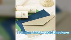 Custom Printed Kraft Paper Envelopes for Business Packaging
