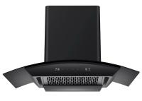 Quality Touch Control Glass Chimney Hood with Hand Sensor 3 Speed Settings Arc Glass for sale