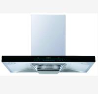 Quality Stylish Glass Stainless Steel T Shape Chimney Hood 183W 220V Touch Switch Wall for sale