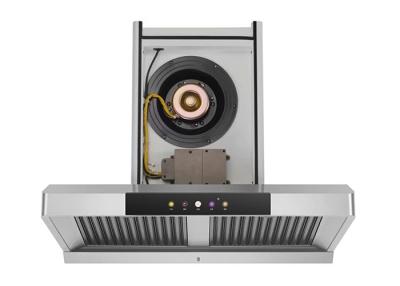 China Advanced 3-Speed Ducted High-end Range Hood With Less Than 65 DB Noise Level Touch Control Copper Motor VX9 for sale