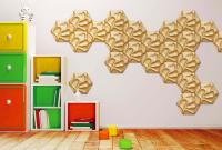 China 3D Interior Decorative Plastic Wall Panels With Customized Texture for sale