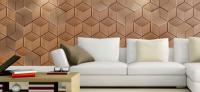 China Smooth Surface 3D Textured Wall Panels Customized Flute Wall Panel for sale