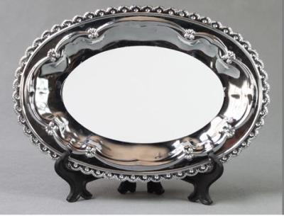 China Sublimação 6" Placa de metal oval à venda
