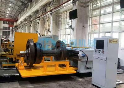 China Horizontal Wheelset Press for wheel Dismounting And Back-Pressure Test for sale