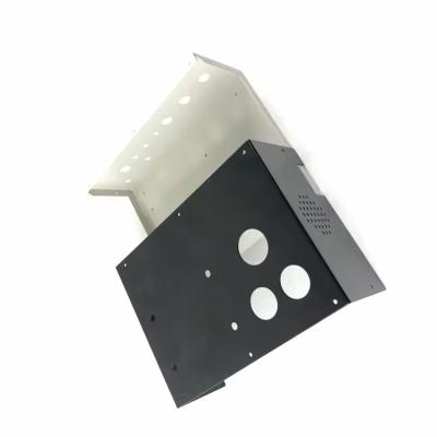 Cina Servizio di taglio laser di lamiere metalliche personalizzate Verniciate in giallo Fabbricazione di lamiere metalliche SPCC con processo di stampaggio e piegatura in vendita