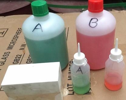 High Strength Fast Epoxy Resin Modeling  Green Adhesive 2kg Sets Package