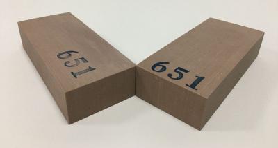 中国 ブラウンの低密度100mm 0.7g/Cm3ポリウレタン工具細工板 販売のため