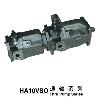 China SAE splined oil Tandem Piston Pump with Perbunan Seals for engineering machine for sale