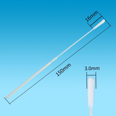China De nylon reunido limpa o cotonete Nasopharyngeal de Kit Disposable Sample Nylon Flocked do teste do ADN à venda