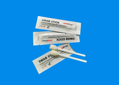 China Surgical CHG Swab Stick 2% Chlorhexidine Gluconate Sterile Alcohol Swabs for sale