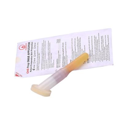 Cina La spugna medica antisettica della schiuma della preparazione della pelle disinfetta l'applicatore chirurgico del chloraprep del gluconato della clorexidina in vendita