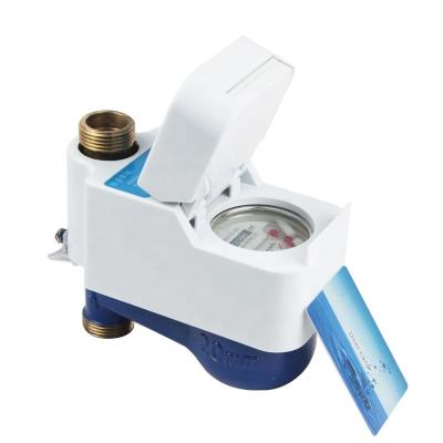 China Shengda Water Meter Rf Frequency Vertical Prepaid Water Meter Digital Wet or Dry Type Brass for sale