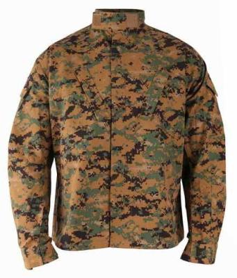 China Regular Fit Solid Pattern Everyday Long Sleeve Military Style Uniform for sale