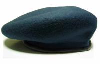 China Flat Top Military Beret with Elastic Band Closure and Lightweight Construction for sale