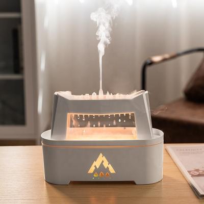 Cina 2023 Magic City Diffusore di aroma di olio essenziale ad ultrasuoni Umidificatore di gocce di pioggia Bianco NO in vendita