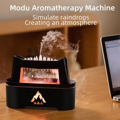 Cina 2023 Magic City Diffusore di aroma di olio essenziale ad ultrasuoni Umidificatore di gocce di pioggia Bianco NO in vendita