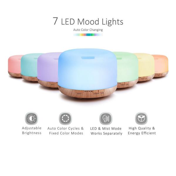 Quality 24V Capacity＞200ml Tree Leaf Design Wooden Aroma Diffuser Vintage Style for sale