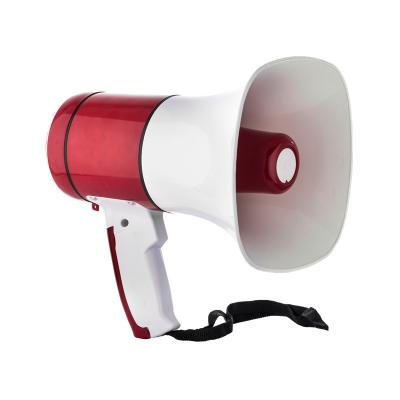 China USB-communicatie 15-30W Zwarte Cheerleading Megafoon met 1x 18650 Lithiumbatterij Te koop