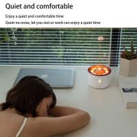 China Experience the Difference with 3D Flame Ultrasonic Volcano Humidifier Aroma Diffuser for sale