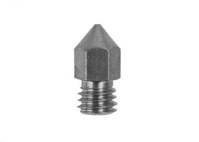 China Standard Filament Extruder Tungsten Carbide Nozzle Customized Size For 3D Printer for sale