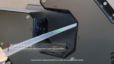 China Flat Wire Multi Axis Laser Micrometer Diameter Measuring Device High Speed for sale