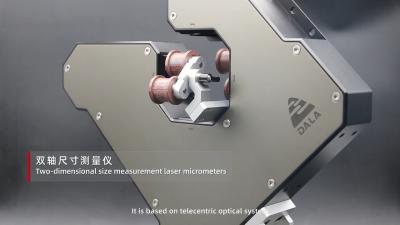 China Flat Wire Multi Axis Laser Micrometer Diameter Measuring Device High Speed for sale
