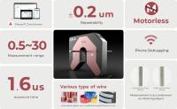 China F30-XY Laser Diameter Measuring Device 2-Axis Ovality Gauge 0.5-30mm Range 500Hz Frequency for sale