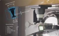China DM500S Wire Drawing Die 3D Profile Measurement System with 0.015-45mm Range and Multi-Axis Laser Micrometer for sale