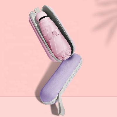 Cina 21 pollici 8K Custom tech Nero Rivestito Protezione UV Pieghevole ombrello da viaggio per negozi di sconto in vendita