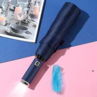 China Polyester LED Light Folding Umbrella for Adults Automatic Open and Close Feature for sale