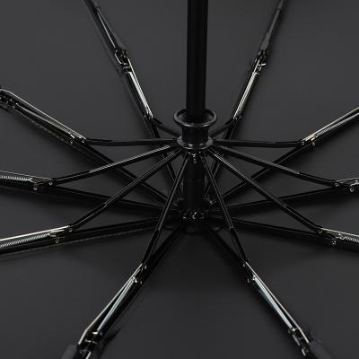 China Custom Logo 10 Bone Three Fold Business Umbrella for VIP Rolls-Royce Advertising for sale