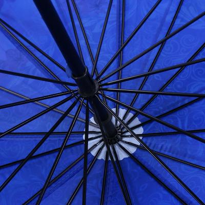 China Minimalism Style 16K 23inch Double Layer Straight Umbrella for All in 1 Functionality for sale