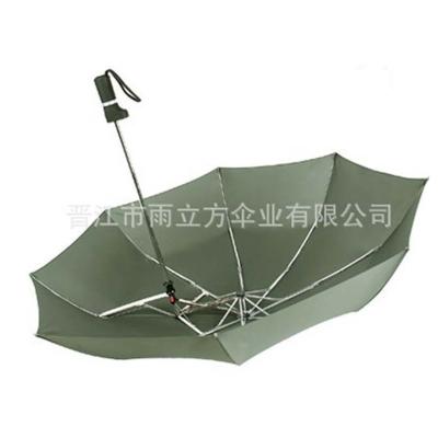 China Gepersonaliseerde 190T Pongee vouw paraplu met Custom Print Logo Te koop