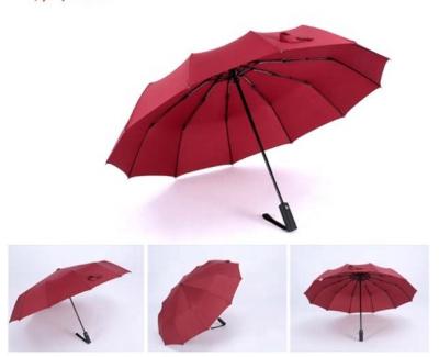 Cina Ombrello RPET pieghevole 12K 23inch personalizzato con stampa del logo e design personalizzato in vendita