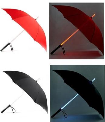Cina 23 pollici 8K LED Light Up ombrello con 105 cm di diametro aperto e tessuto Pongee a secco rapido in vendita