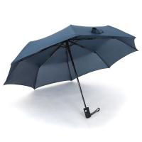 China Custom Logo Three-folding Fully-automatic Umbrella for Promotion BSCI Certified for sale