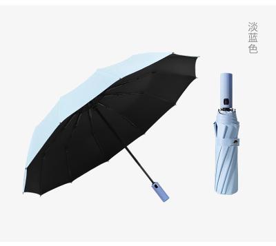 中国 完全自動制御と操作促進 オーダーメイドロゴ 3 折りたたみ傘を印刷 販売のため