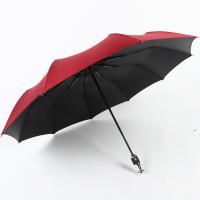 China 2023 All in 1 Function Custom Designer 3 Fold Windproof Rolls-Royce Handle Umbrella for sale
