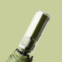 China Transparency Crystal Mechanical Handle Umbrella 105cm Open Diameter Automatic Open Style for sale