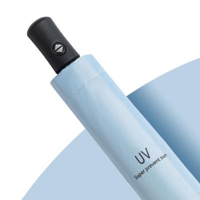 Cina X305 Sombrilla per auto stampa di logo personalizzato protezione UV ombrello pieghevole in vendita