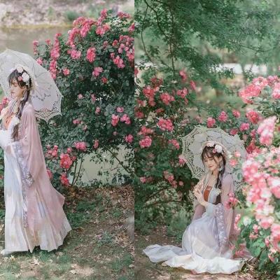 Cina Logo personalizzato ombrello da sposa in pizzo bianco per favori e regali di nozze alla moda in vendita