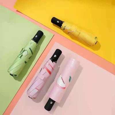 中国 カラフルな夏風 オート傘 デザイン果物パターン印刷とUV保護 販売のため