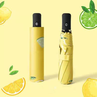 中国 カラフルな夏風 オート傘 デザイン果物パターン印刷とUV保護 販売のため