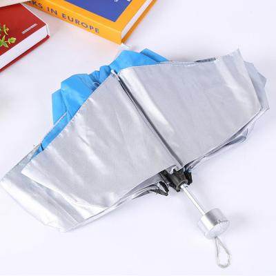 Cina Design minimalista 3 ombrello solare pieghevole a prova di vento di diametro aperto 94cm in vendita