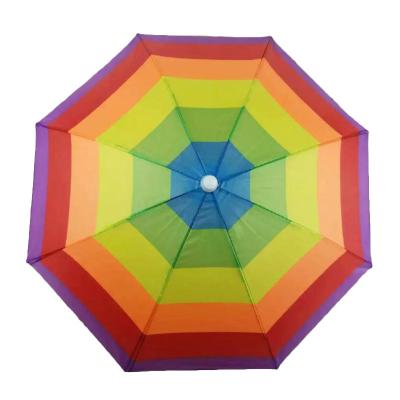 Cina Mini cappello ombrello per adulti con materiale di costole in acciaio e logo stampato su misura in vendita