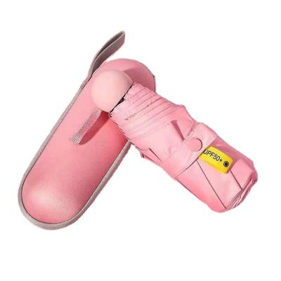 China Handmatige besturing X502 2023 Capsule paraplu's Klein lichtgewicht en modieus Te koop