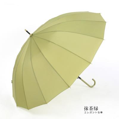 China Um guarda-chuva personalizado de cabo longo com função dupla e impressão de logotipo publicitário à venda